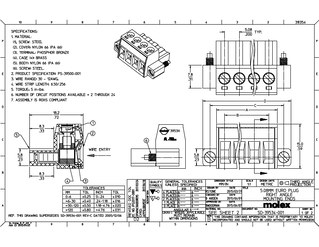 Terminal Blocks and Barrier Strip Part - 395340523 | Molex
