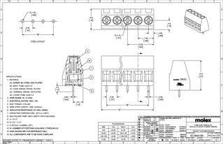 Terminal Blocks and Barrier Strip Part - 395437009 | Molex