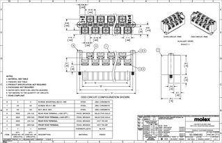 Terminal Blocks and Barrier Strip Part - 399400410 | Molex