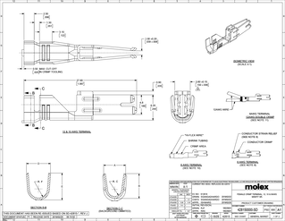Crimp Terminals Part - 428150031 | Molex