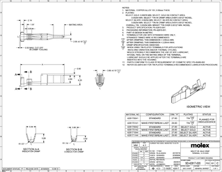 Crimp Terminals Part - 428170141 | Molex