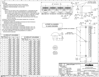 Modular Jacks and Plugs Part - 432238128 | Molex