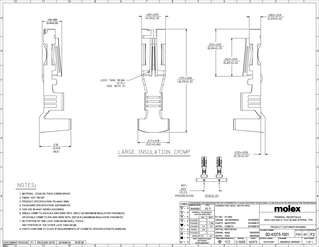 Crimp Terminals Part - 433751001 | Molex