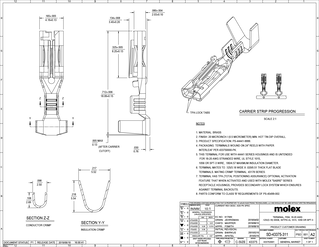 Crimp Terminals Part - 433753001 | Molex
