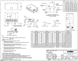PCB Headers and Receptacles Part - 436500200 | Molex