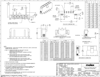 PCB Headers and Receptacles Part - 436500524 | Molex
