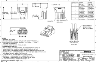 Connector Housings Part - 444412003 | Molex
