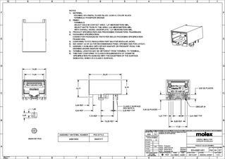 Modular Jacks and Plugs Part - 446610002 | Molex