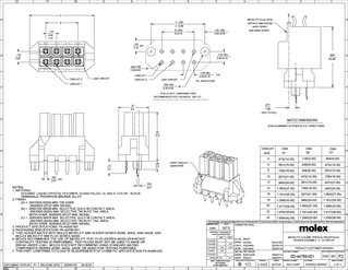 PCB Headers and Receptacles Part - 447690401 | Molex
