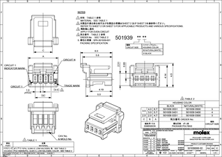 Connector Housings Part - 5019390500 | Molex