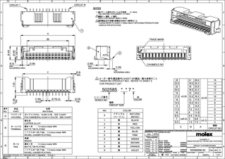 PCB Headers and Receptacles Part - 5025850470 | Molex