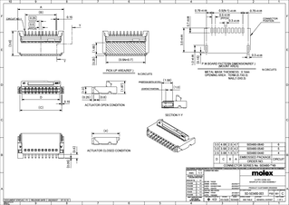 FFC / FPC Connectors Part - 5034800440 | Molex