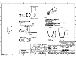 Crimp Terminals Part - 5051538000 | Molex