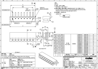 PCB Headers and Receptacles Part - 22057025 | Molex