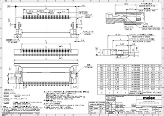 FFC / FPC Connectors Part - 541044096 | Molex
