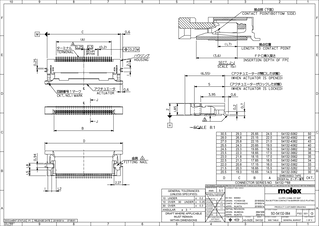 FFC / FPC Connectors Part - 541325062 | Molex