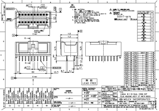 PCB Headers and Receptacles Part - 559171010 | Molex