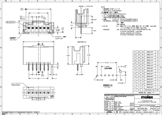 PCB Headers and Receptacles Part - 559320610 | Molex