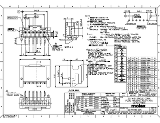 PCB Headers and Receptacles Part - 559350410 | Molex