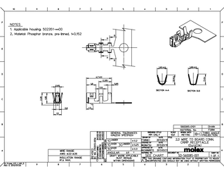 Crimp Terminals Part - 5600850101 | Molex