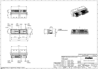 PCB Headers and Receptacles Part - 5601321282 | Molex