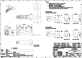 Crimp Terminals Part - 561349001 | Molex