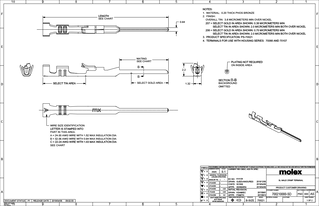 Crimp Terminals Part - 16020081 | Molex