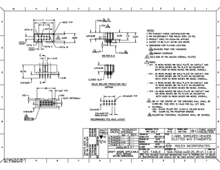 PCB Headers and Receptacles Part - 702461004 | Molex