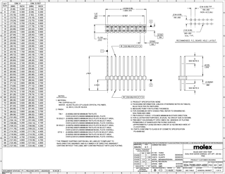 PCB Headers and Receptacles Part - 10879805 | Molex