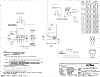 PCB Headers and Receptacles Part - 705530003 | Molex