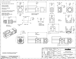 RF / Coaxial Connectors Part - 734030370 | Molex