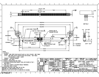 Memory Module Connectors Part - 782940001 | Molex
