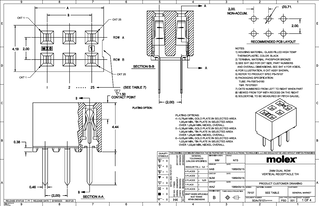 PCB Headers and Receptacles Part - 791077003 | Molex