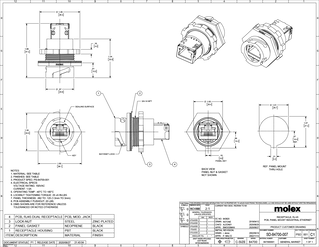 Circular Industrial Connectors Part - 847000001 | Molex