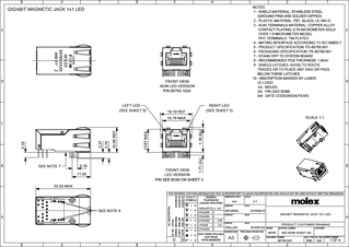 Modular Jacks and Plugs Part - 857931001 | Molex