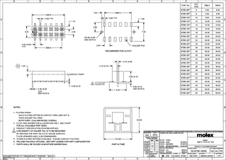 PCB Headers and Receptacles Part - 873812417 | Molex