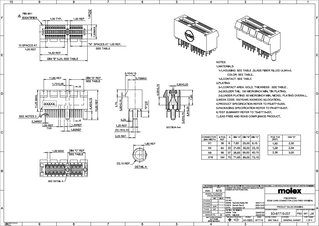Card Edge Connectors Part - 877159106 | Molex