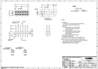 PCB Headers and Receptacles Part - 877581450 | Molex