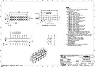 PCB Headers and Receptacles Part - 877611007 | Molex