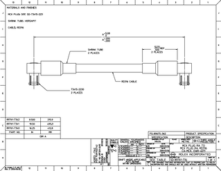 RF Cable Assemblies Part - 897617341 | Molex