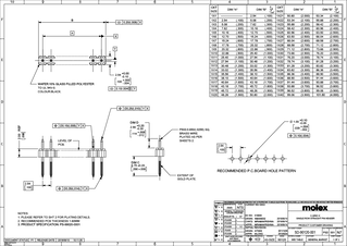 PCB Headers and Receptacles Part - 901200124 | Molex