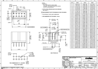 PCB Headers and Receptacles Part - 901301106 | Molex