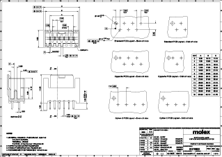 PCB Headers and Receptacles Part - 930701501 | Molex
