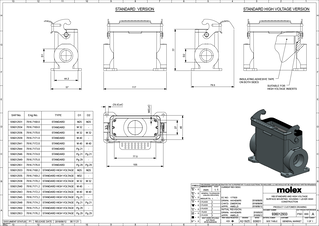 Heavy-Duty Connectors Part - 936012944 | Molex