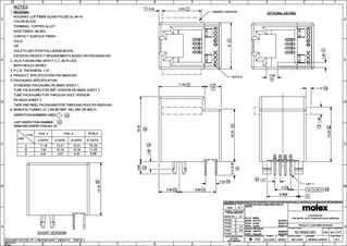 Modular Jacks and Plugs Part - 955032661 | Molex