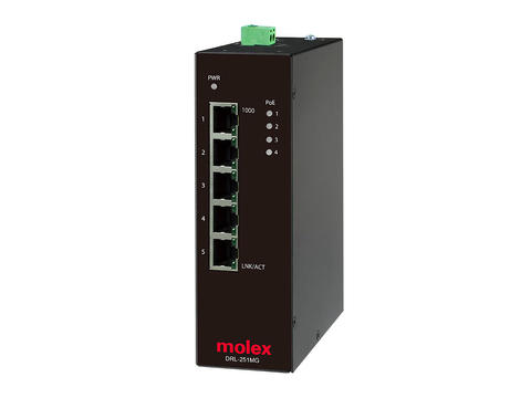 Industrial Ethernet Switches Part - 1120361010 | Molex